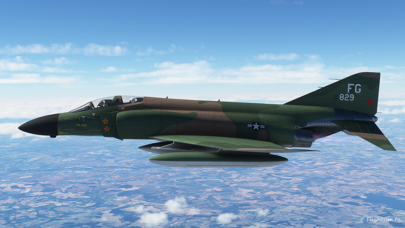 Livery DC Designs F4 Phantom Col. Robin Olds for Microsoft Flight ...
