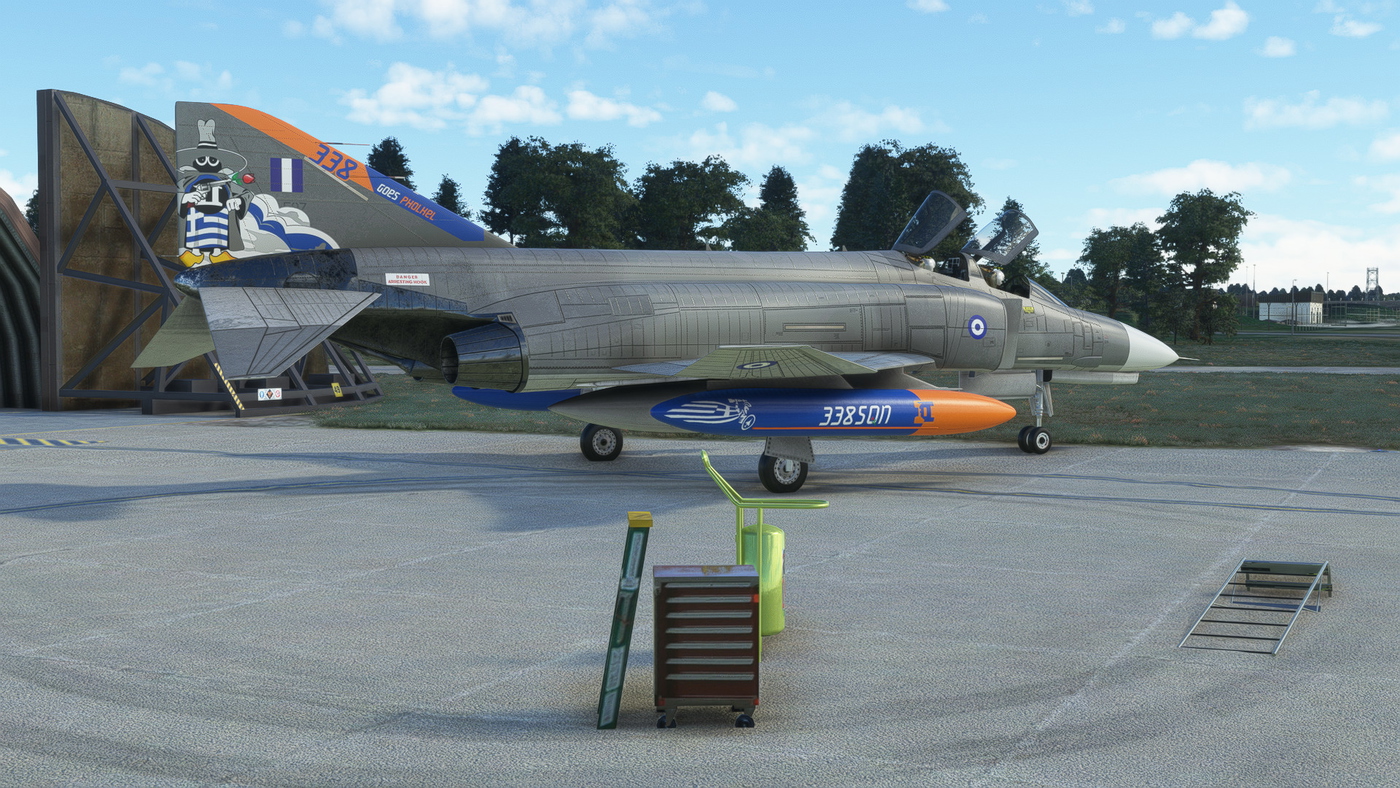 Livery DC Designs F4E Greek AF AUP for Microsoft Flight Simulator | MSFS