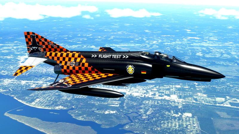 Livery DC Designs German AF - F-4F Phantom II, WTD-61, 38+13, Manching ...