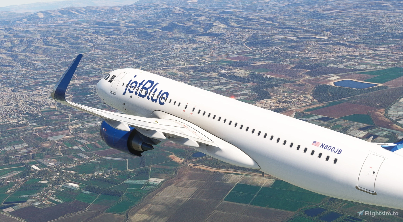 LIVERY-FBW_A32NX_jetBlue_N800JB for Microsoft Flight Simulator | MSFS