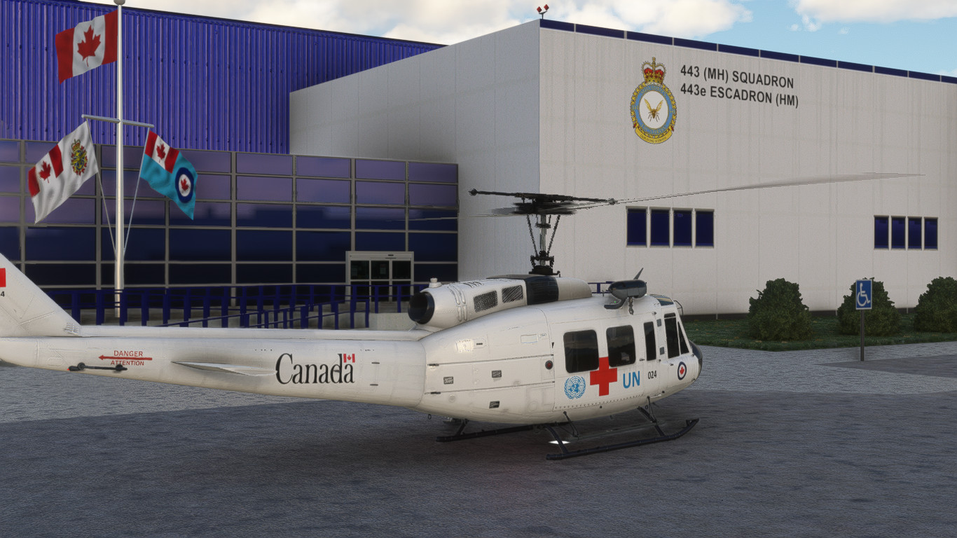 Livery for CH-118 Iroquois RCAF UN Ambulance for Microsoft Flight ...