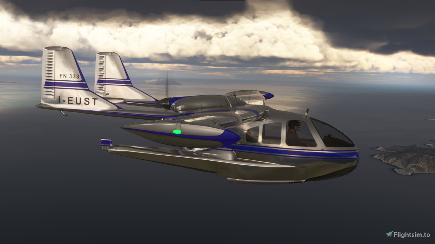 Livery for NARDI FN-333 Riviera (I-EUST) for Microsoft Flight Simulator ...