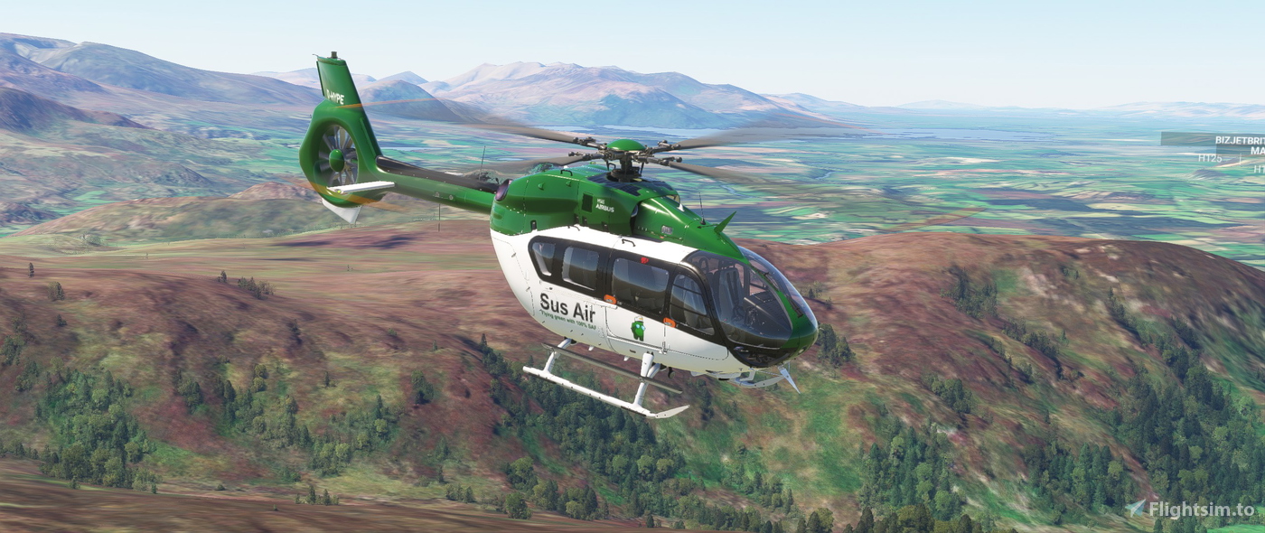 Livery H145 Civ - SusAir ( FS2020 ) for Microsoft Flight Simulator | MSFS