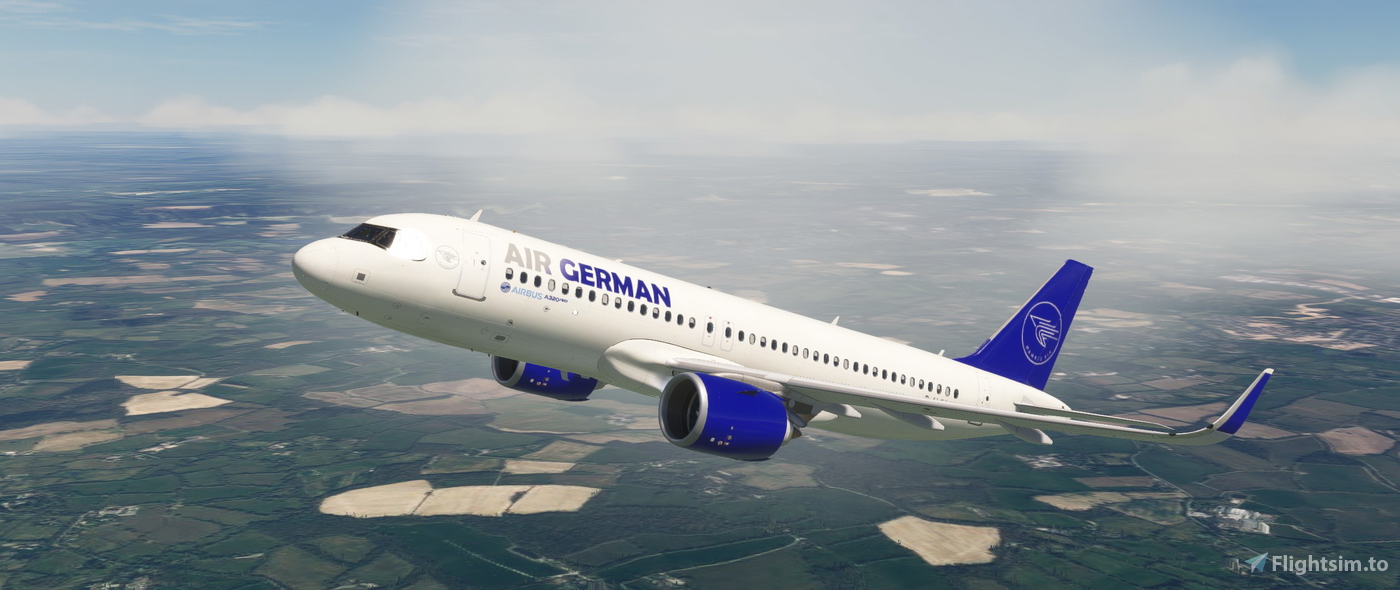 Livery iniBuilds A320 Neo - Air German for Microsoft Flight Simulator ...