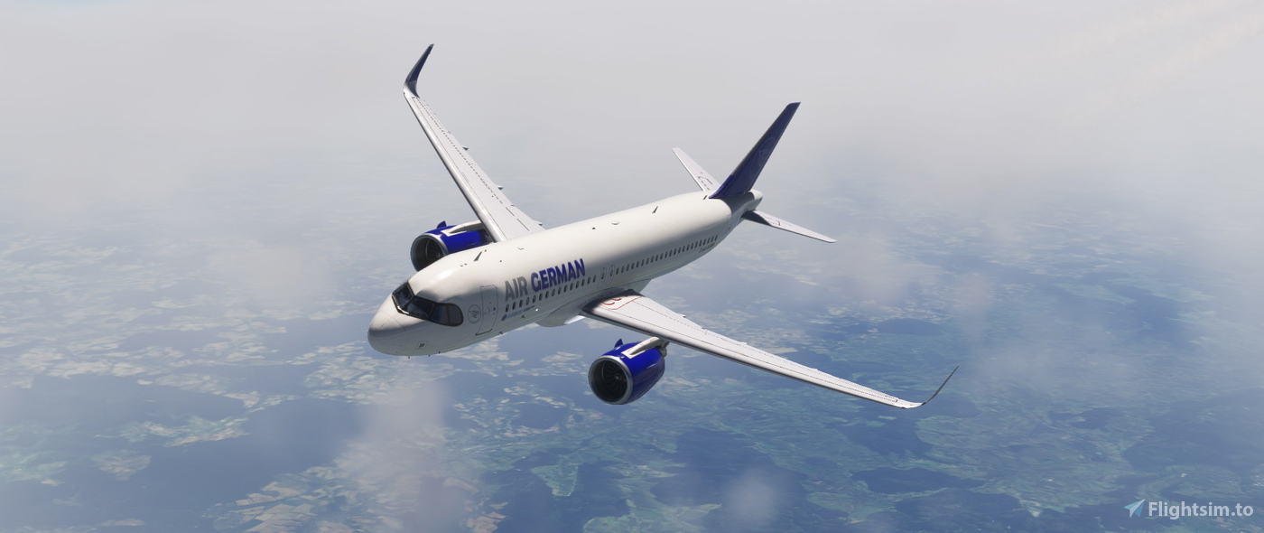 Livery iniBuilds A320 Neo - Air German for Microsoft Flight Simulator ...