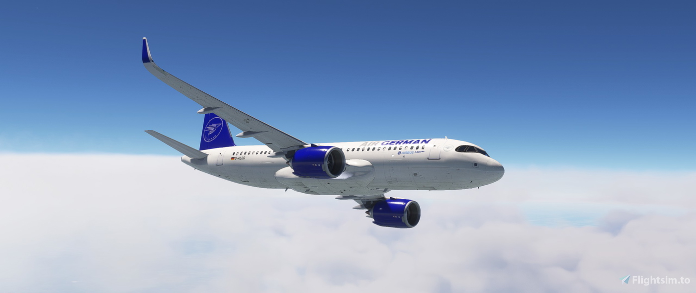 Livery iniBuilds A320 Neo - Air German for Microsoft Flight Simulator ...