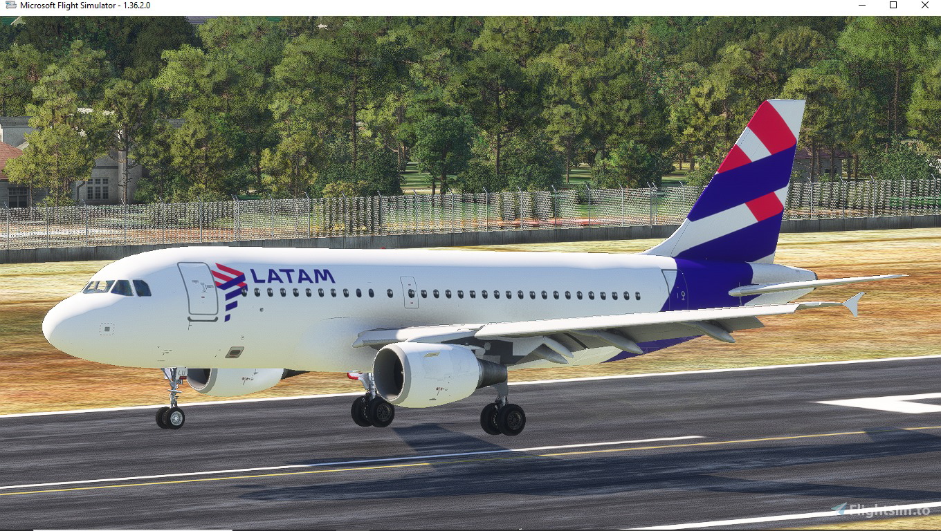 Livery Latam (basic) SVASIM a319-100 for Microsoft Flight Simulator | MSFS