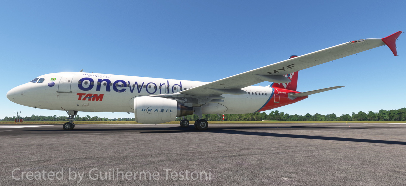 Livery TAM Oneworld PR-MYF (CFM) for Fenix A320 for Microsoft Flight ...
