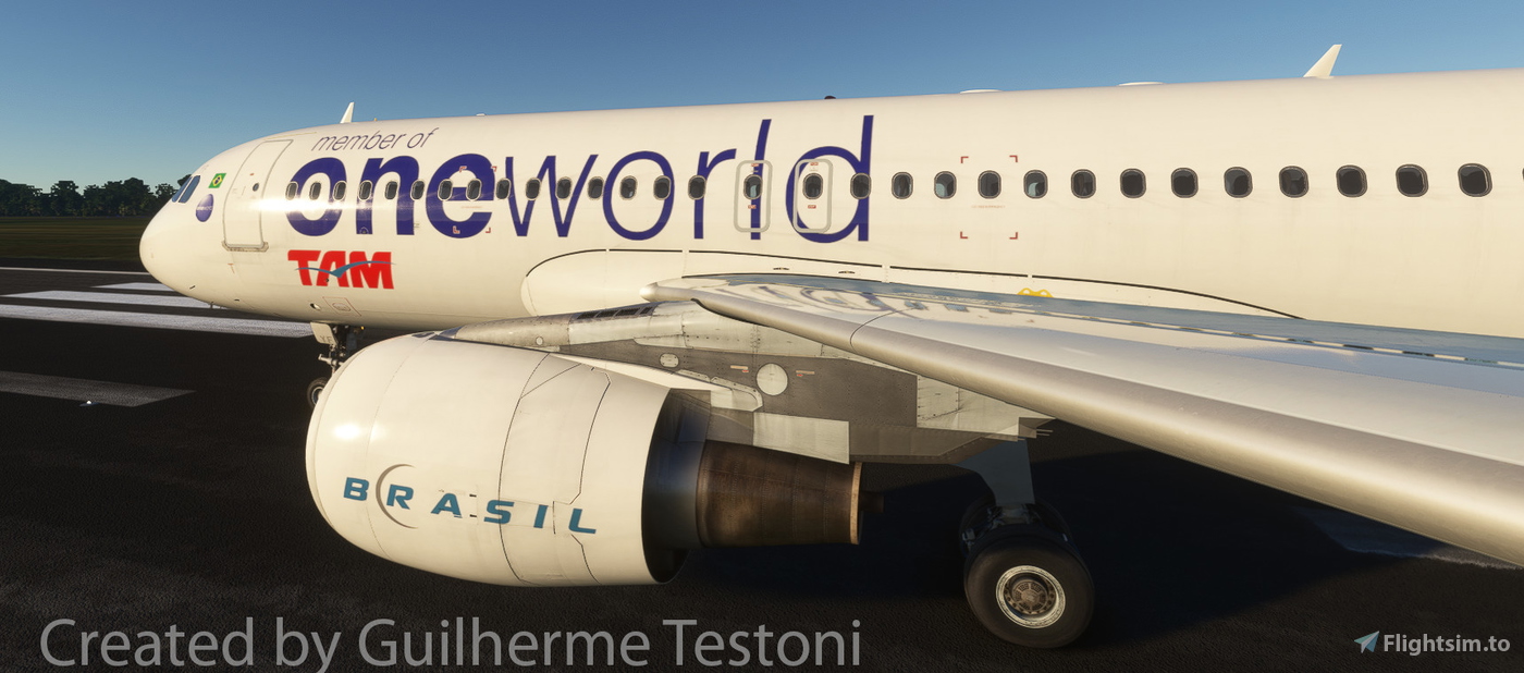 Livery TAM Oneworld PR-MYF (CFM) for Fenix A320 for Microsoft Flight ...