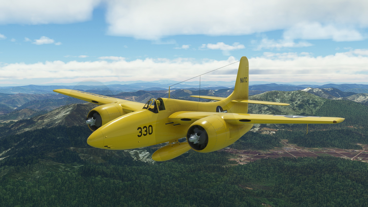 Livery Virtavia F7F-3 "Big Bird" NATC Naval Air test Center, NAS ...