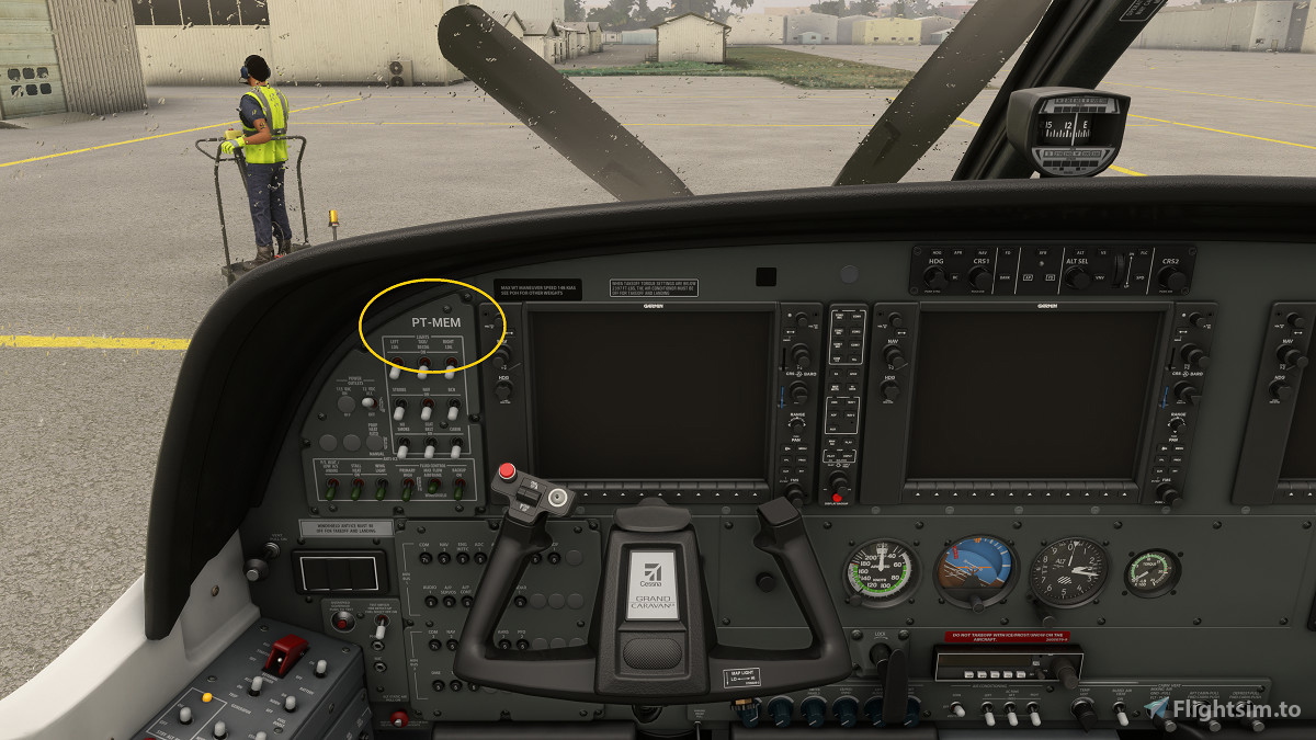 Livery_C208B - Azul Conecta - With Call Sign in the Cockpit for ...