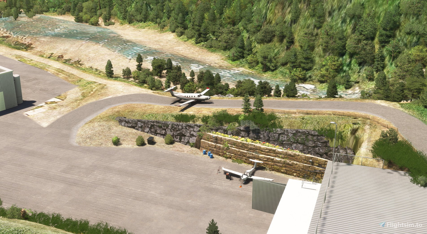 Locher Airfield LOCH ramp fix for Microsoft Flight Simulator | MSFS