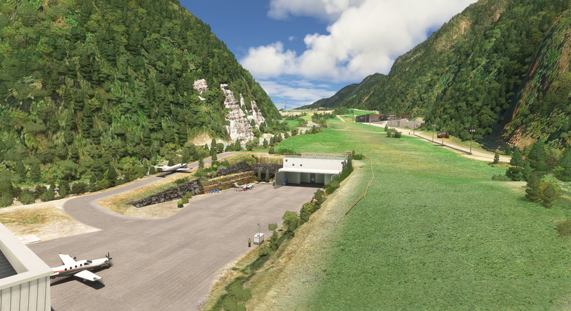 Locher Airfield LOCH ramp fix for Microsoft Flight Simulator | MSFS