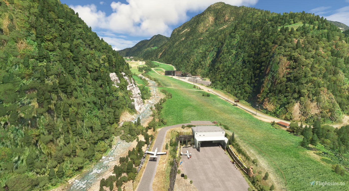 Locher Airfield LOCH ramp fix for Microsoft Flight Simulator | MSFS