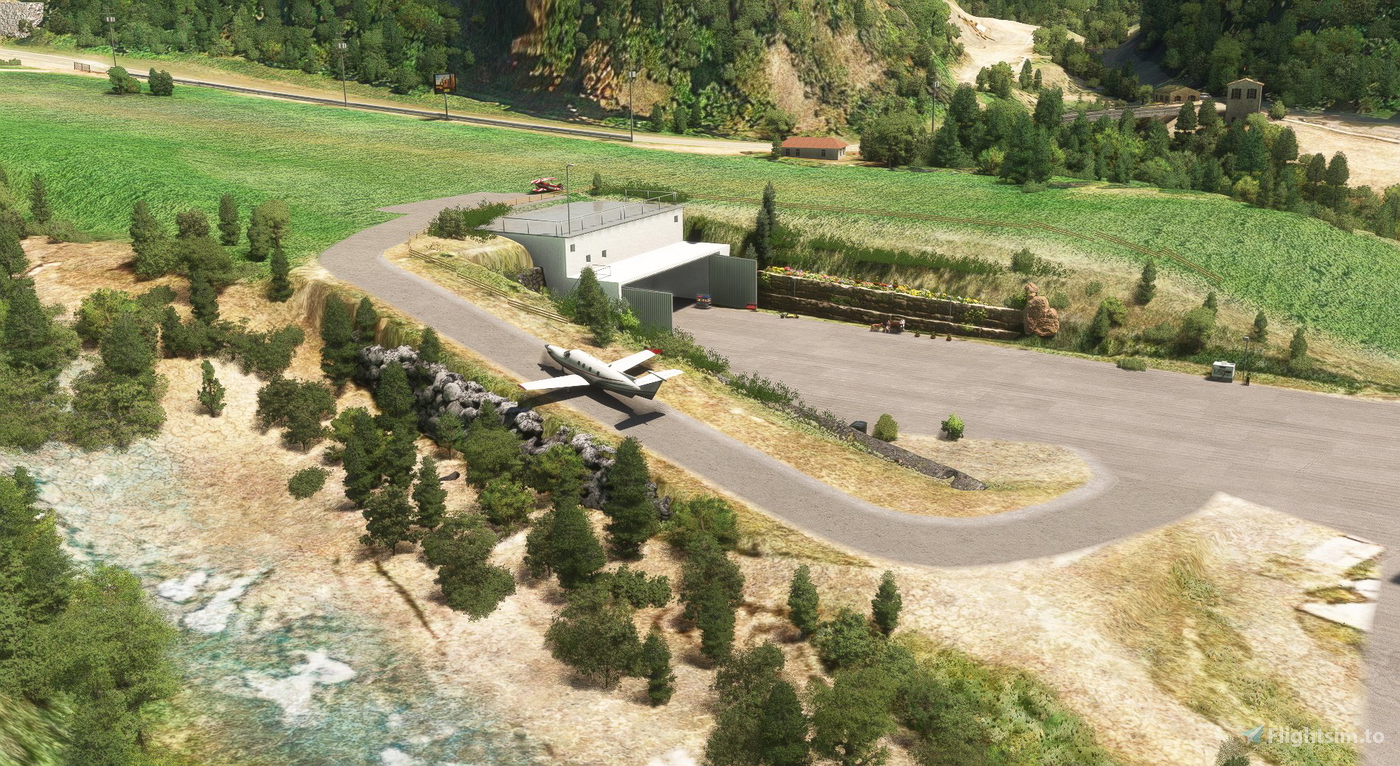 Locher Airfield LOCH ramp fix for Microsoft Flight Simulator | MSFS