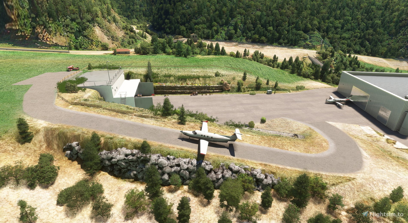 Locher Airfield LOCH ramp fix for Microsoft Flight Simulator | MSFS