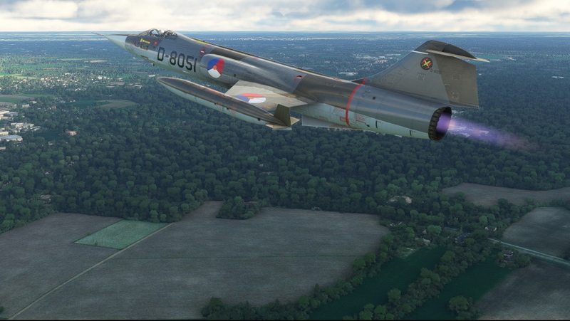 Lockheed F-104 Starfighter Liveries for Microsoft Flight Simulator | MSFS
