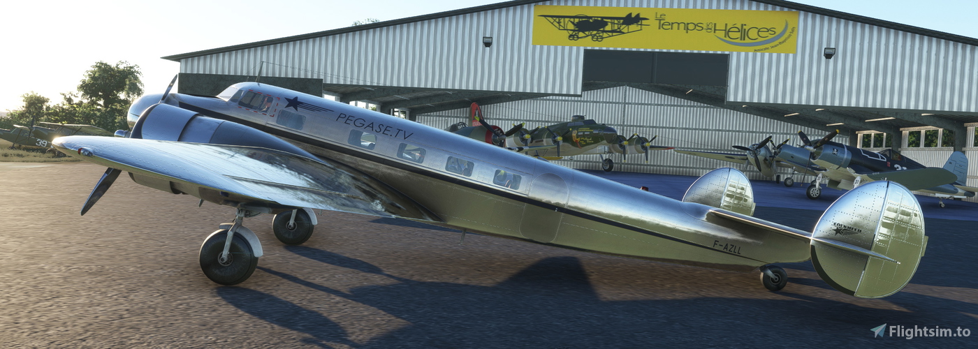 Lockheed L-10 Electra - F-AZLL - PEGASE.TV for Microsoft Flight ...