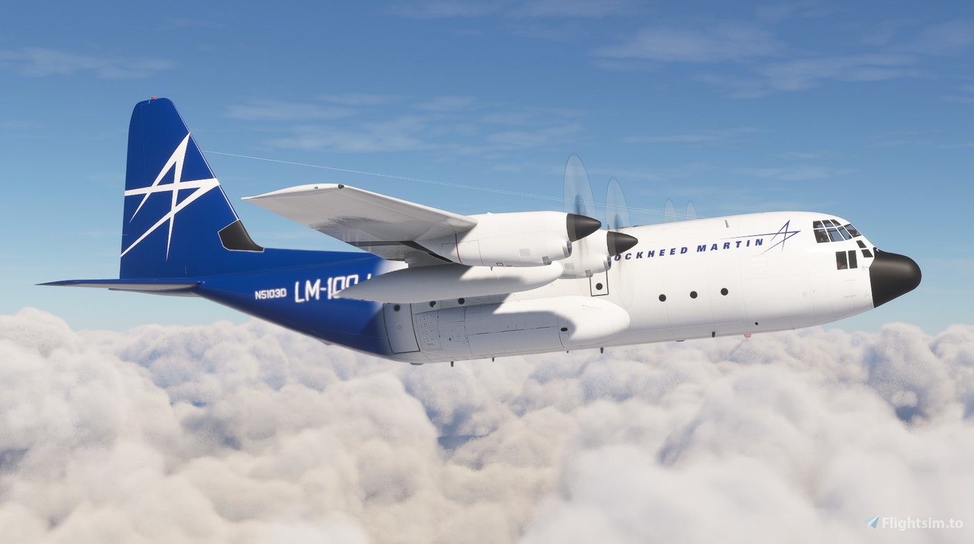 Lockheed Martin LM-100J Demonstration Livery (N5103D) | Captain Sim C ...
