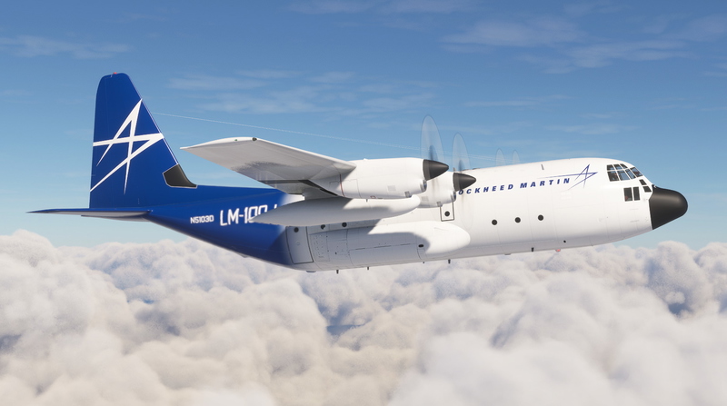 Lockheed Martin LM-100J Demonstration Livery (N5103D) | Captain Sim C ...