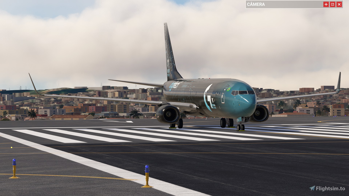 Logitech e Perna do Vento - 738 PMDG - AeroArt Liveries for Microsoft ...