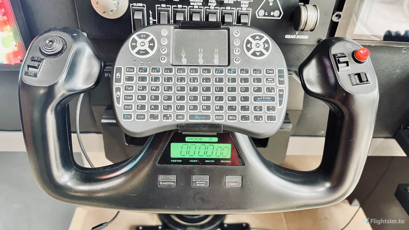 Logitech Yoke bluetooth keyboard support for Microsoft Flight Simulator ...