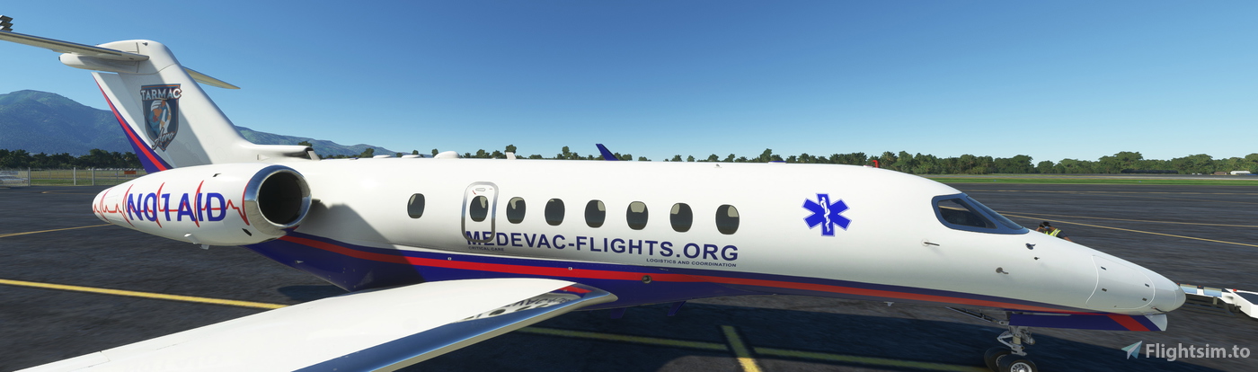 Longitude - Medevac-Flights.org by Tarmac-aero for Microsoft Flight Simulator | MSFS