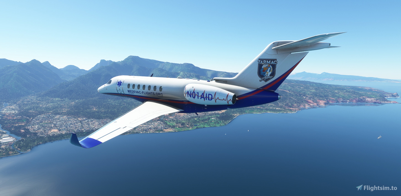 Longitude - Medevac-Flights.org by Tarmac-aero for Microsoft Flight Simulator | MSFS