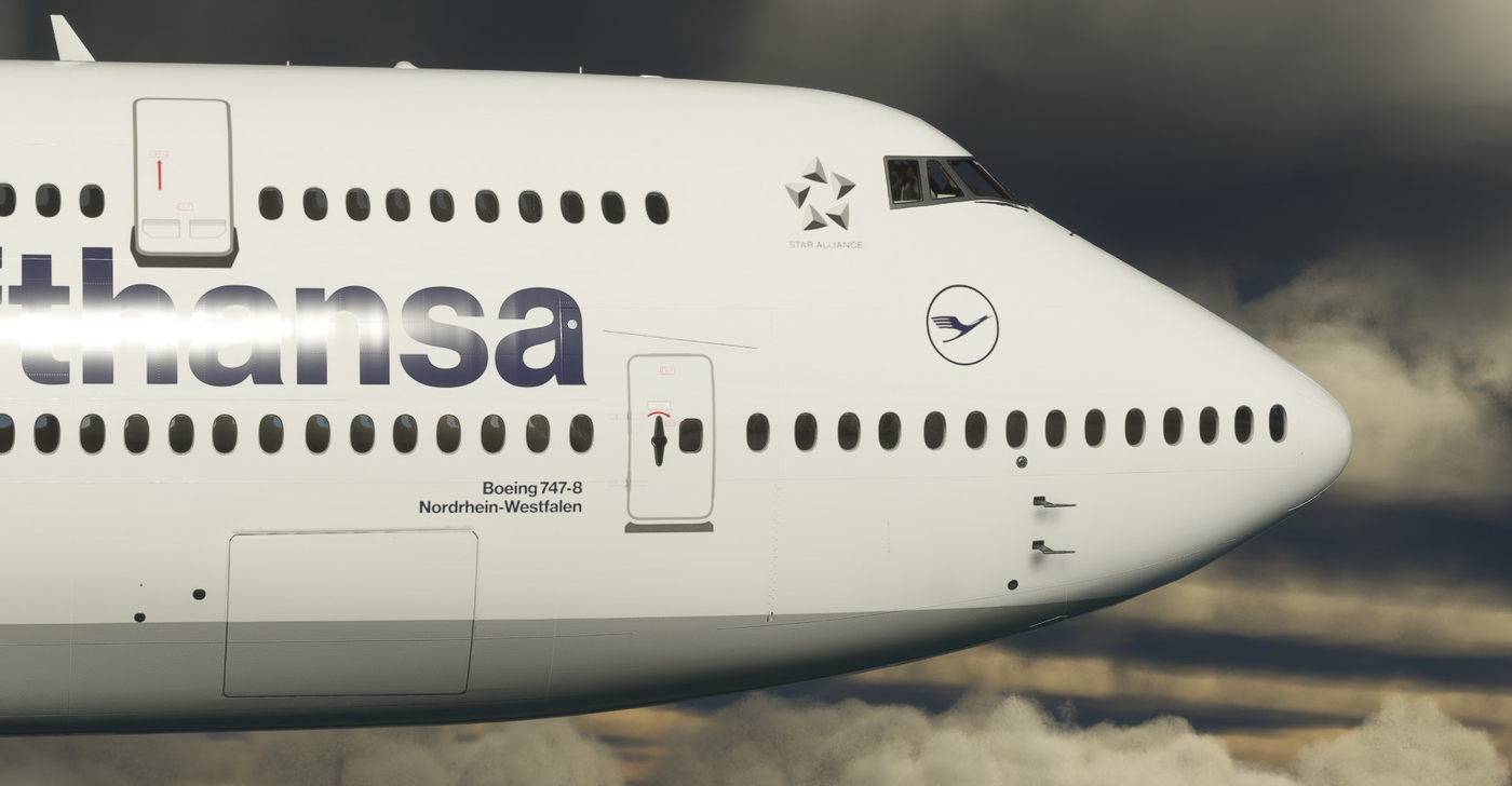 Lufthansa D-ABYP 'Nordrhein-Westfalen' (Old Livery - 1500th 747 ...