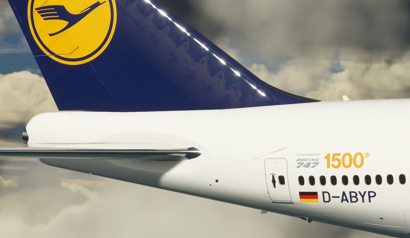 Lufthansa D-ABYP 'Nordrhein-Westfalen' (Old Livery - 1500th 747 ...