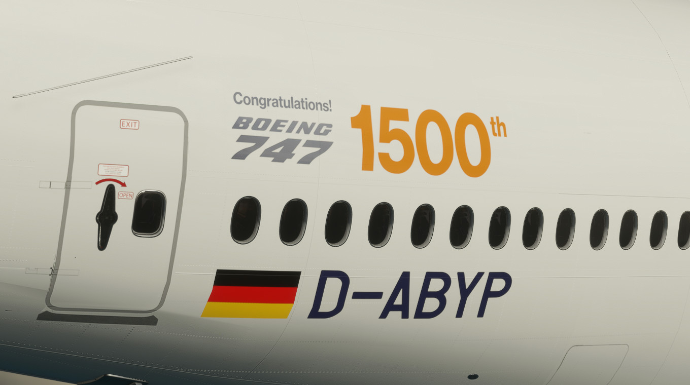Lufthansa D-ABYP 'Nordrhein-Westfalen' (Old Livery - 1500th 747 ...