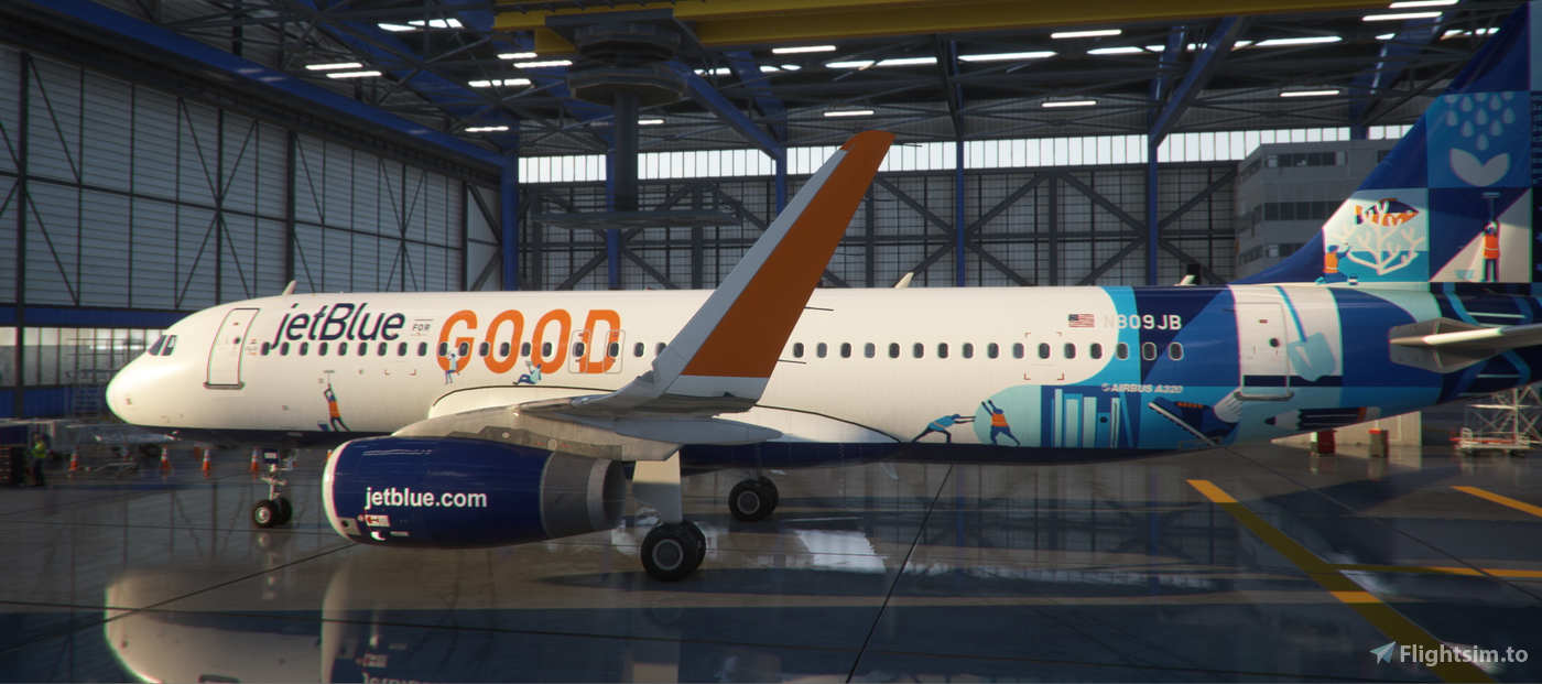 LVFR a320ceo | Jetblue for good | 4K for Microsoft Flight Simulator | MSFS