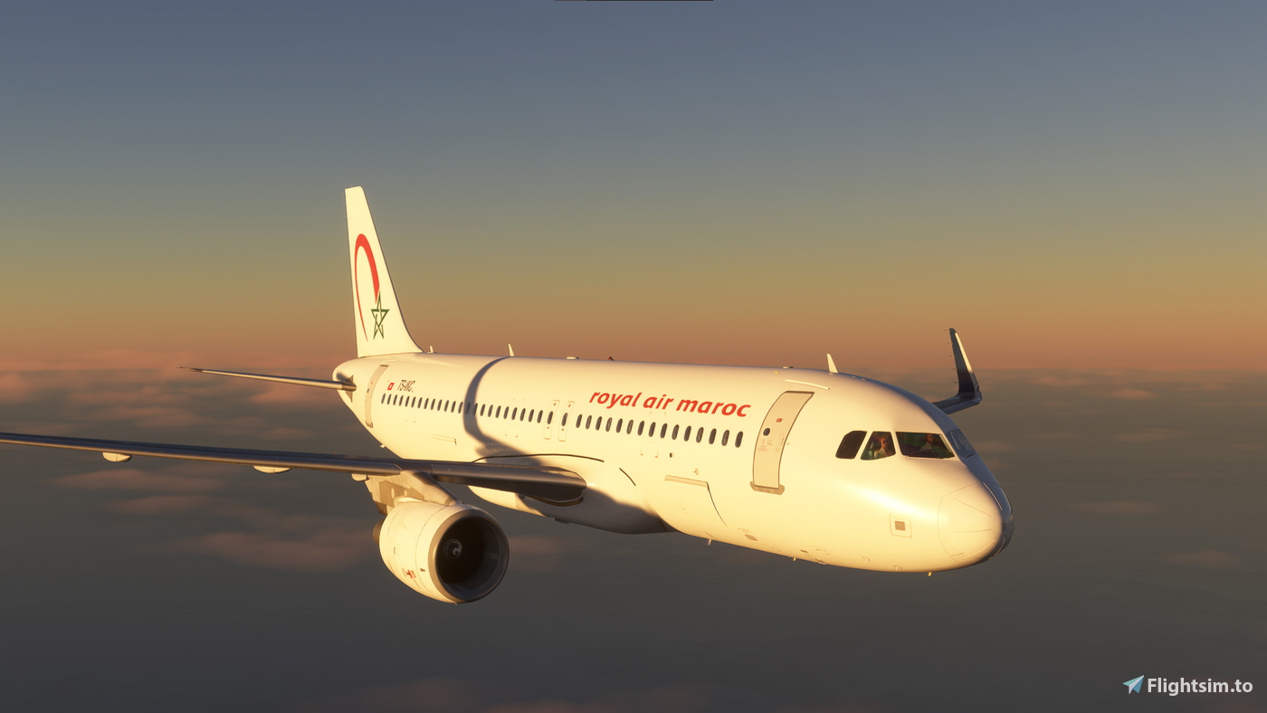 [LVFR A320CEO] Royal Air Maroc TS-INC | 8K for Microsoft Flight ...