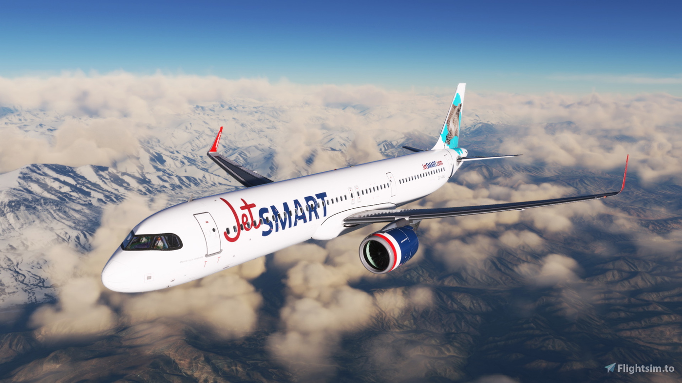 LatinVFR A321neo Airbus JetSMART PW CC-AWU (Mantarraya Jaspeada) for ...