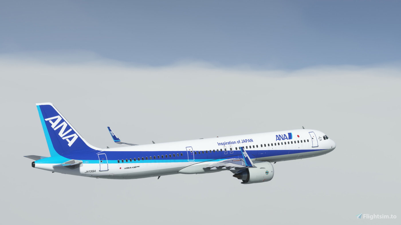 [LVFR A321NEO] ANA , ALL NIPPON AIRWAYS 8K LIVERY のために Microsoft Flight Simulator | MSFS