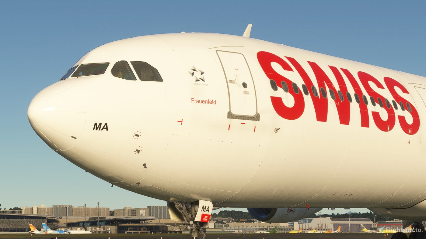 LVFR A340-300 SWISS fleet package for Microsoft Flight Simulator | MSFS