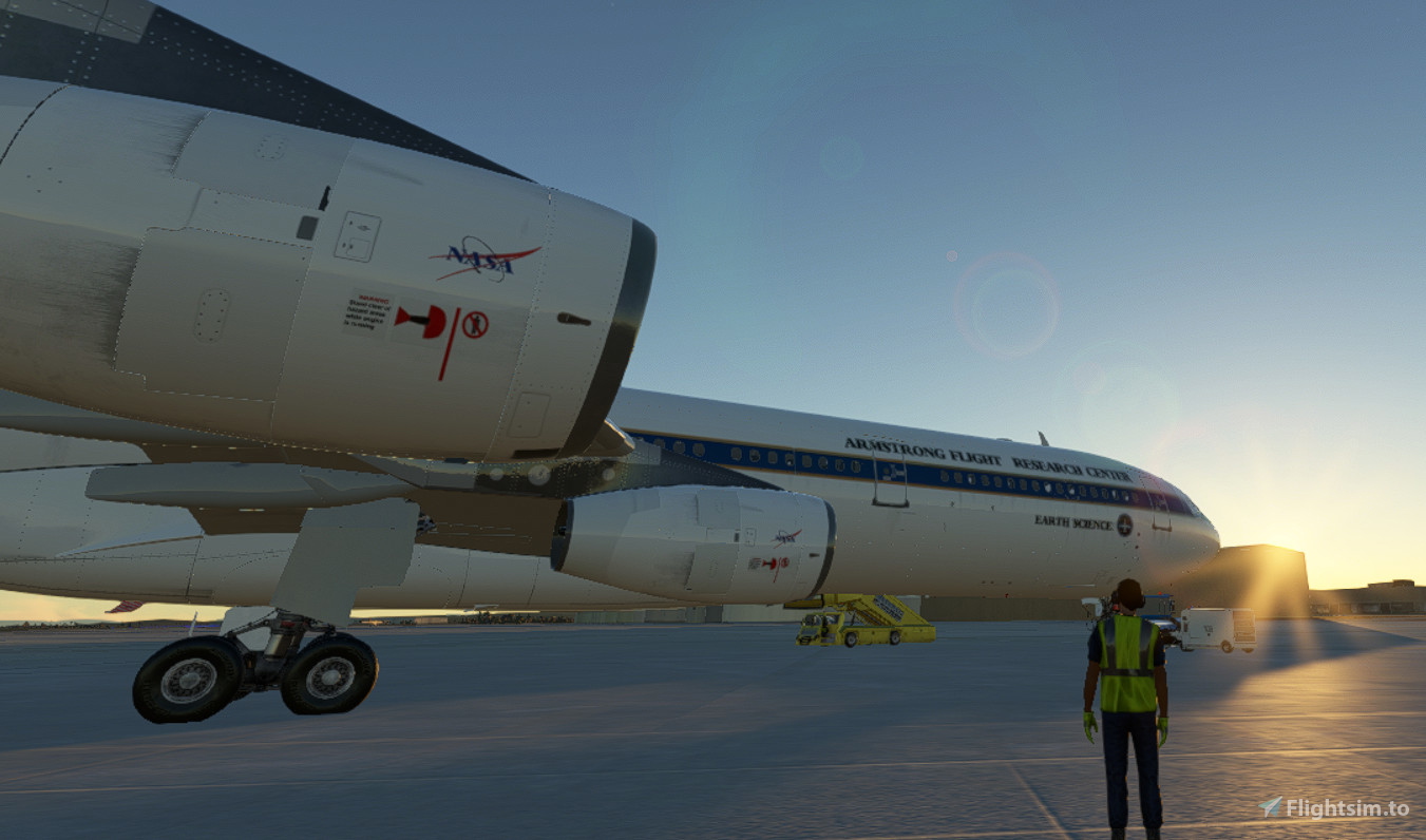 LVFR A340 NASA armstrong flying laboratory for Microsoft Flight Simulator | MSFS