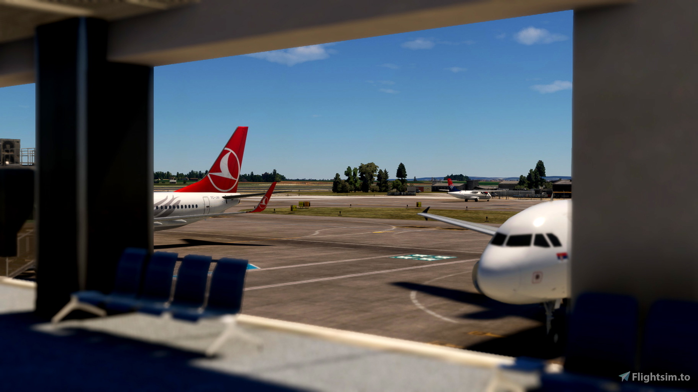 LYBE Belgrade FSLTL Static Aircraft for Microsoft Flight Simulator | MSFS