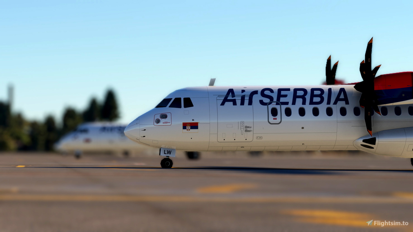 LYBE Belgrade FSLTL Static Aircraft for Microsoft Flight Simulator | MSFS