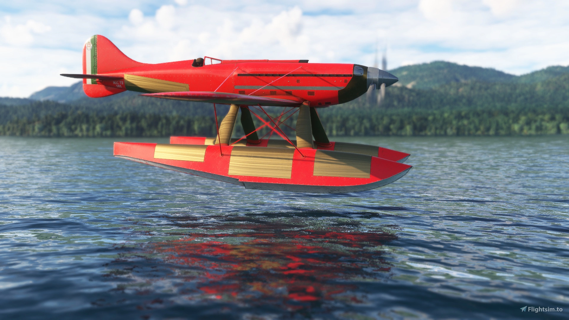 Burgess SimCraft - Macchi MC 72 for Microsoft Flight Simulator | MSFS