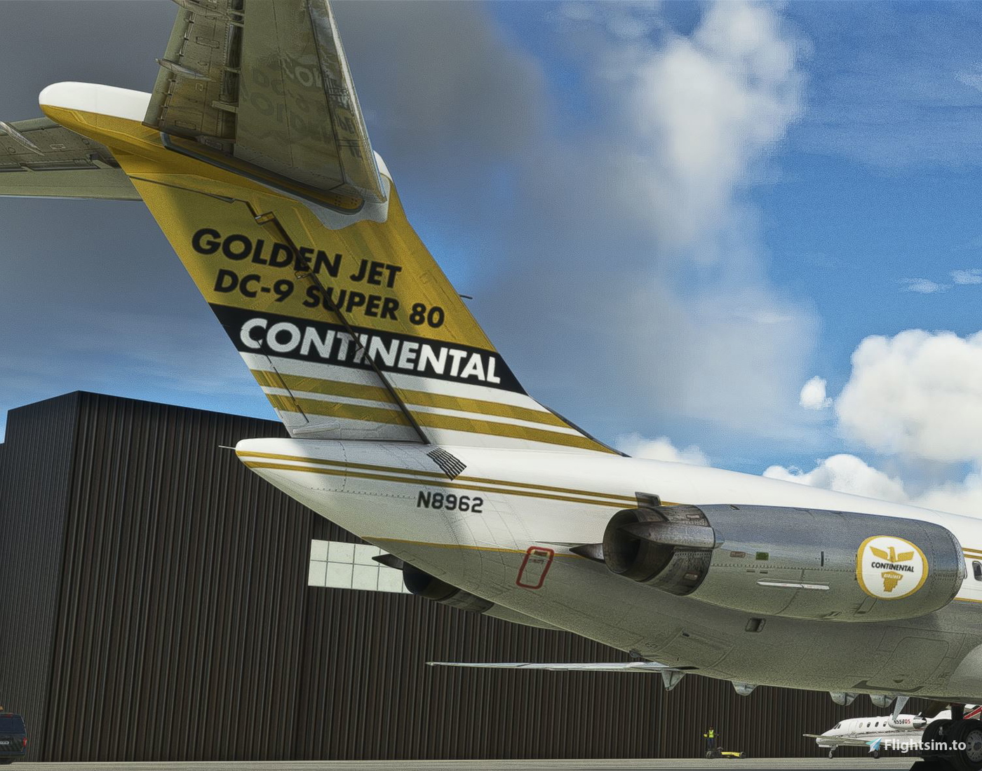 Maddog X - Continental Airlines MD-83 (Golden Jet) N8962 pour Microsoft ...
