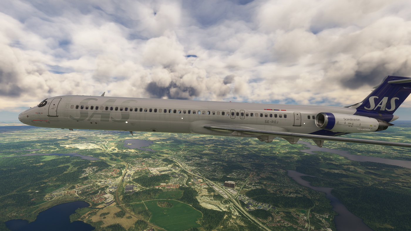 Maddog X SAS - new design (SE-ROJ) for Microsoft Flight Simulator | MSFS