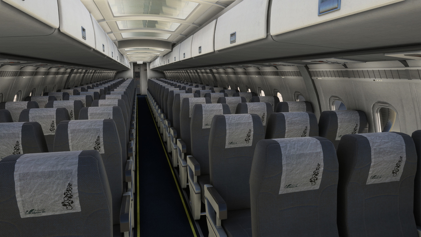 Mahan Air [EP-MOE] BAE 146-300 Justflight for Microsoft Flight ...