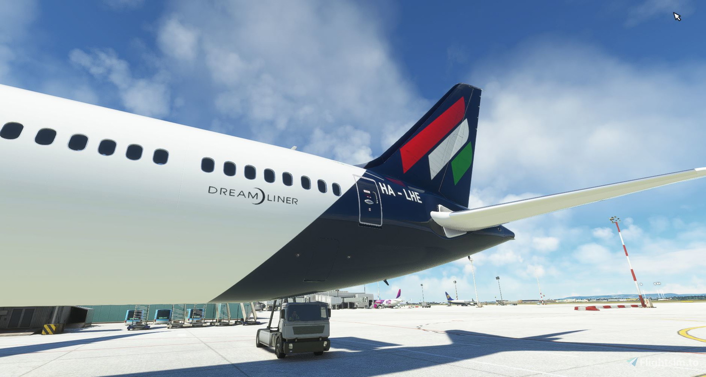 MALEV Hungarian Airlines livery for Asobo 787-10 for Microsoft Flight Simulator | MSFS