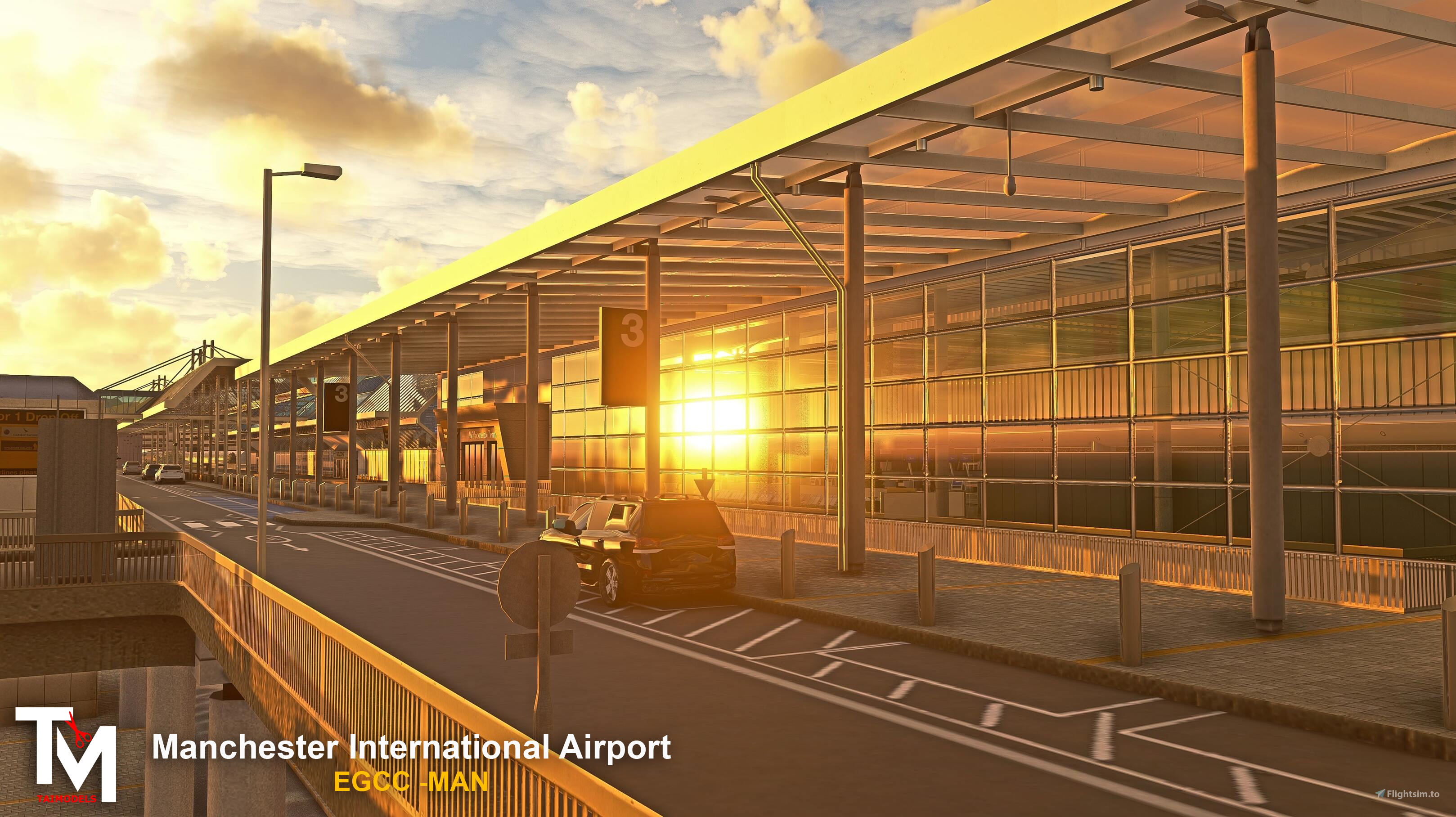 TAIMODELS - EGCC - Manchester Intl. Airport for Microsoft Flight ...