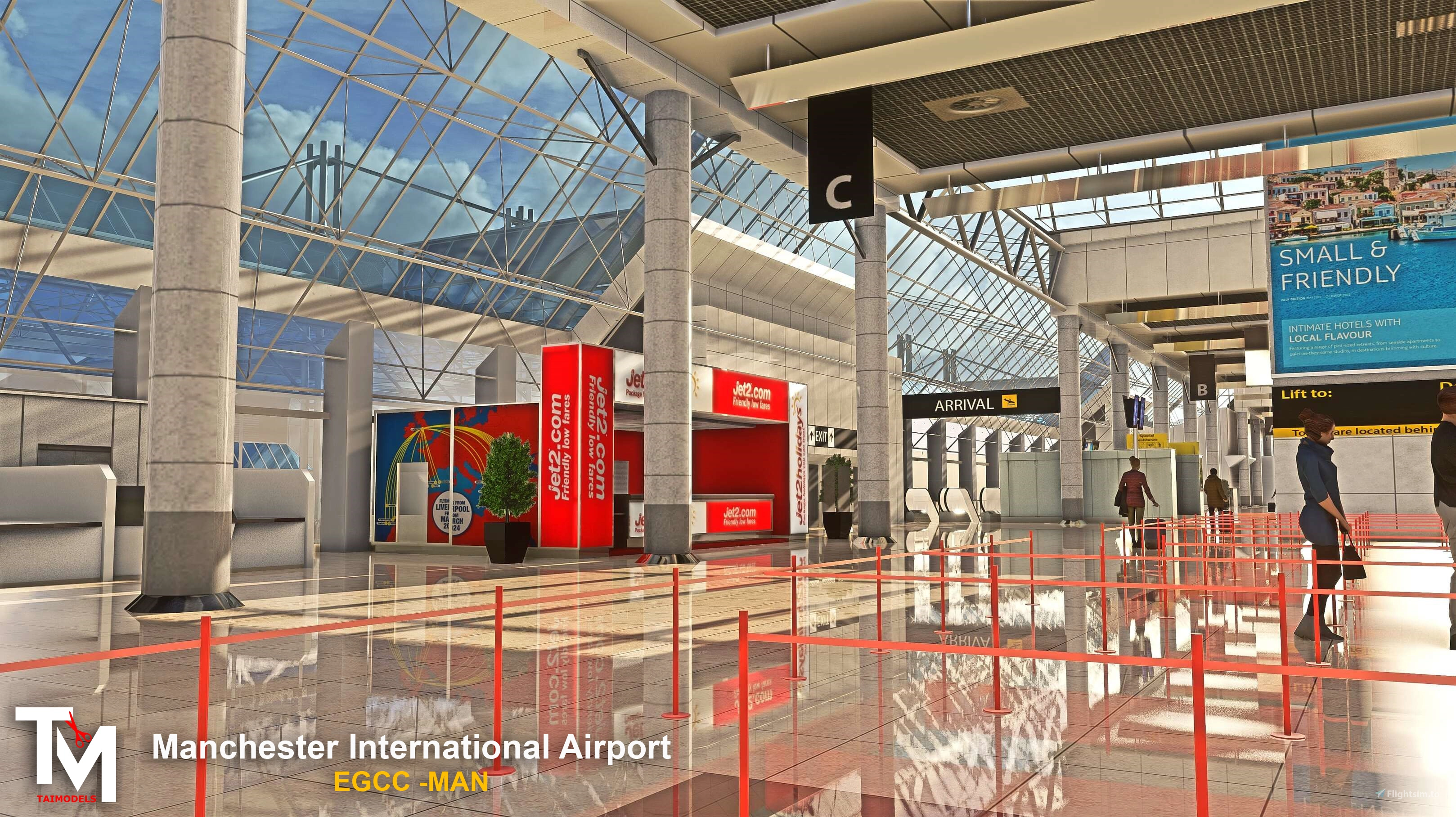 TAIMODELS - EGCC - Manchester Intl. Airport for Microsoft Flight ...