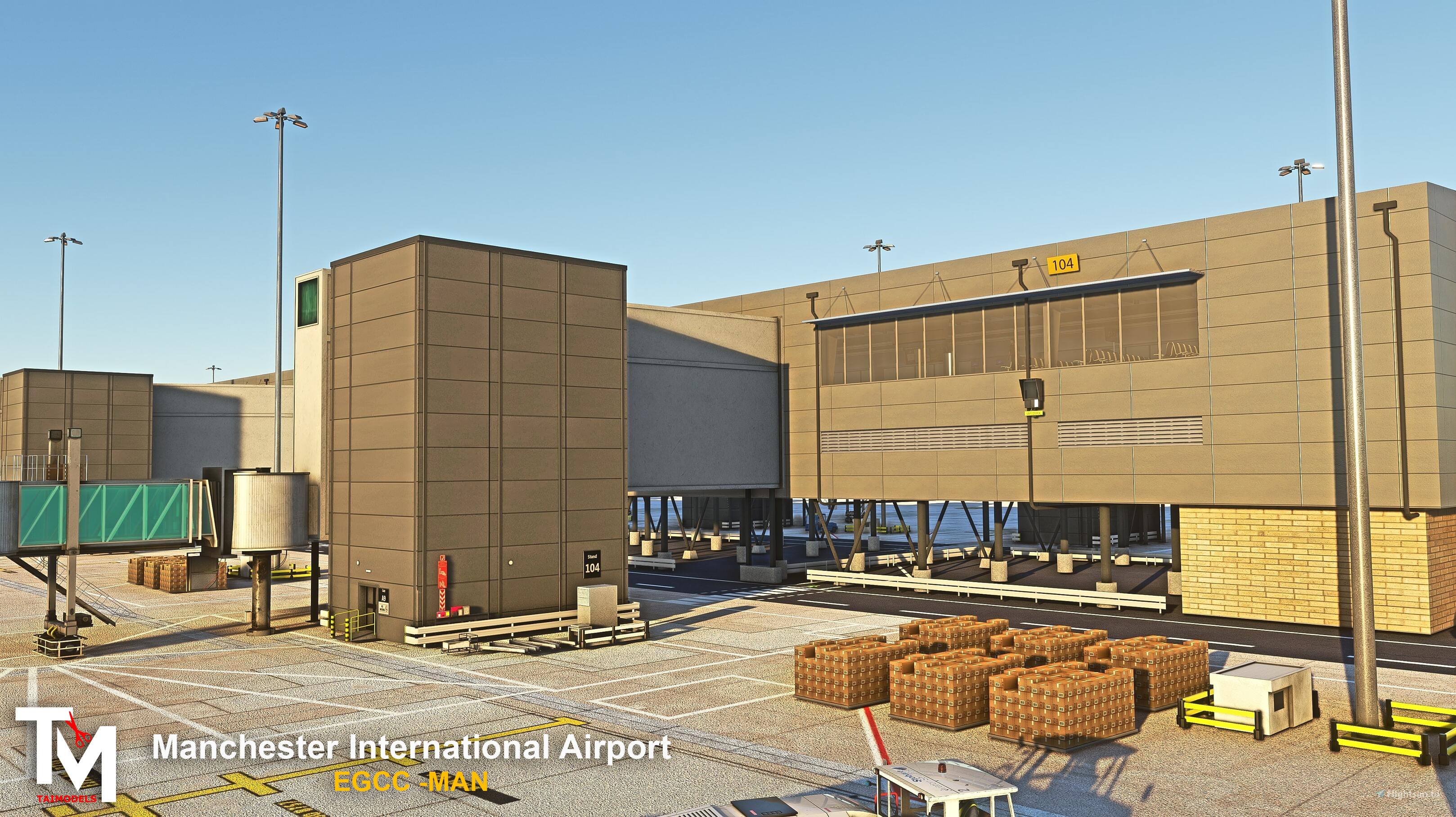TAIMODELS - EGCC - Manchester Intl. Airport for Microsoft Flight ...