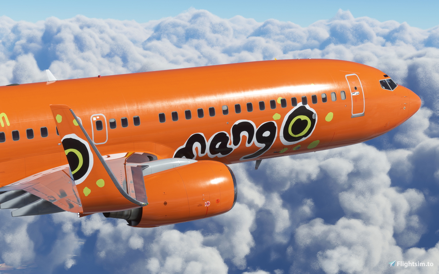 Mango Airlines Boeing 737-800 PMDG BW ZS-SJH のために Microsoft Flight ...