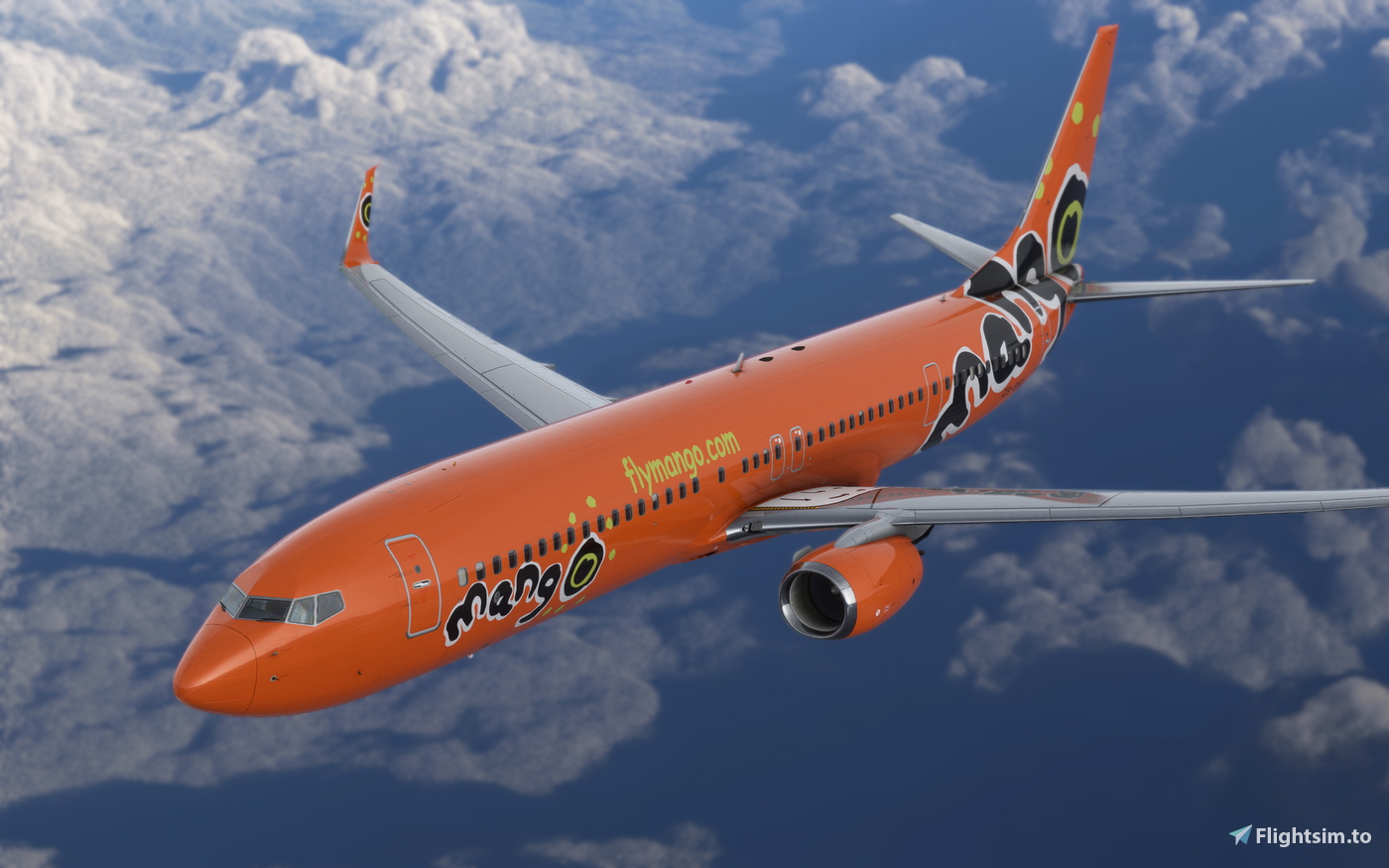 Mango Airlines Boeing 737-900ER PMDG SSW ZS-SKQ Fictional LIvery for ...