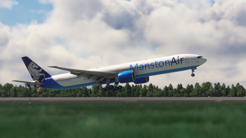 Manston Air Boeing 777-300ER Pack for Microsoft Flight Simulator | MSFS